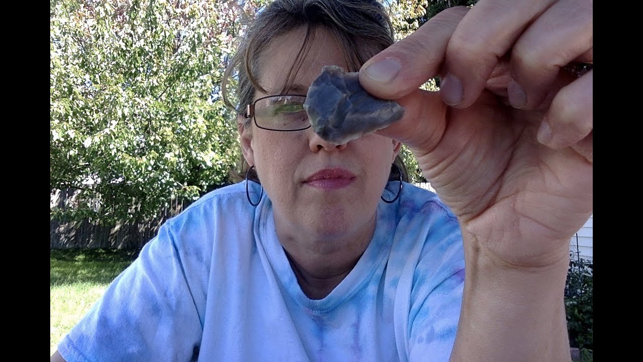 Native American Turtleback Scraper / Humpback Scraper I dug up. - YouTube