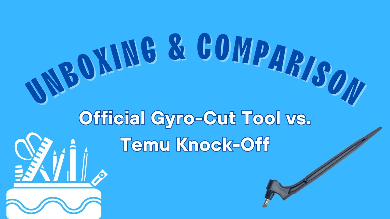 UNBOXING & COMPARISON: Official Gyro-Cut Tool vs. Temu Knock-Off - Are ...