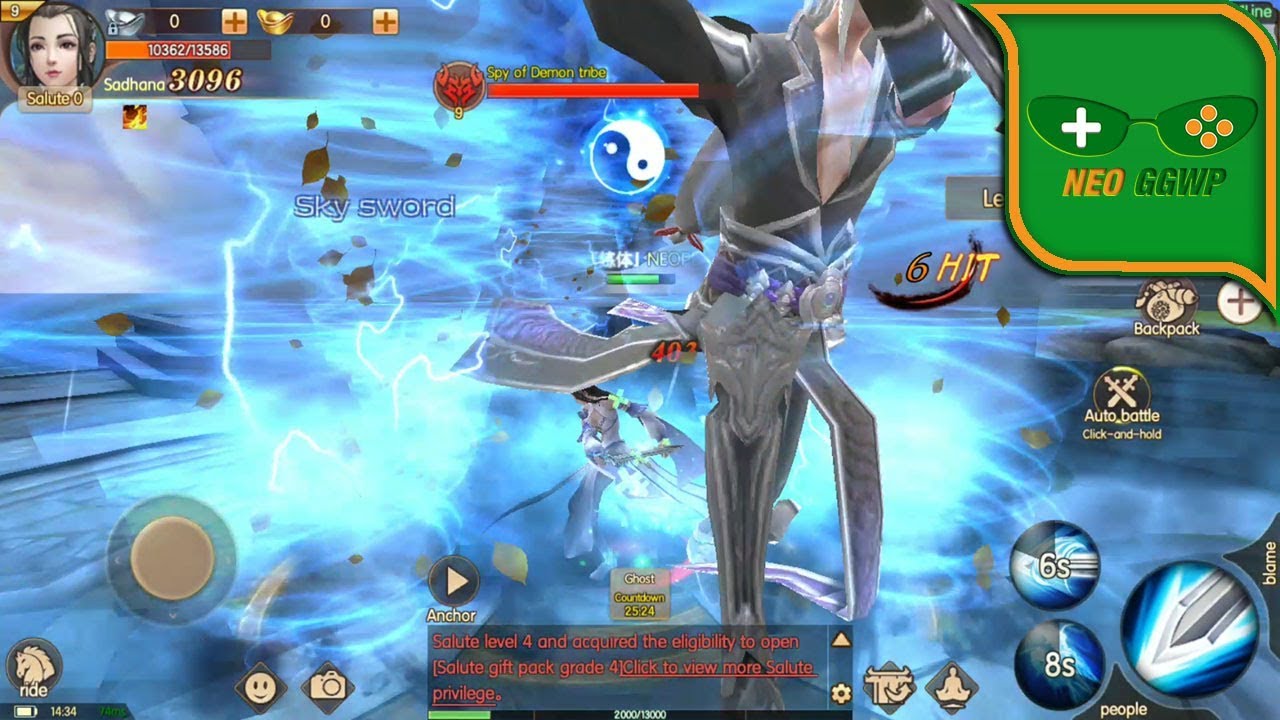 Immortal Swords (Android iOS APK) - MMORPG Gameplay, Kunlun (Female) - YouTube