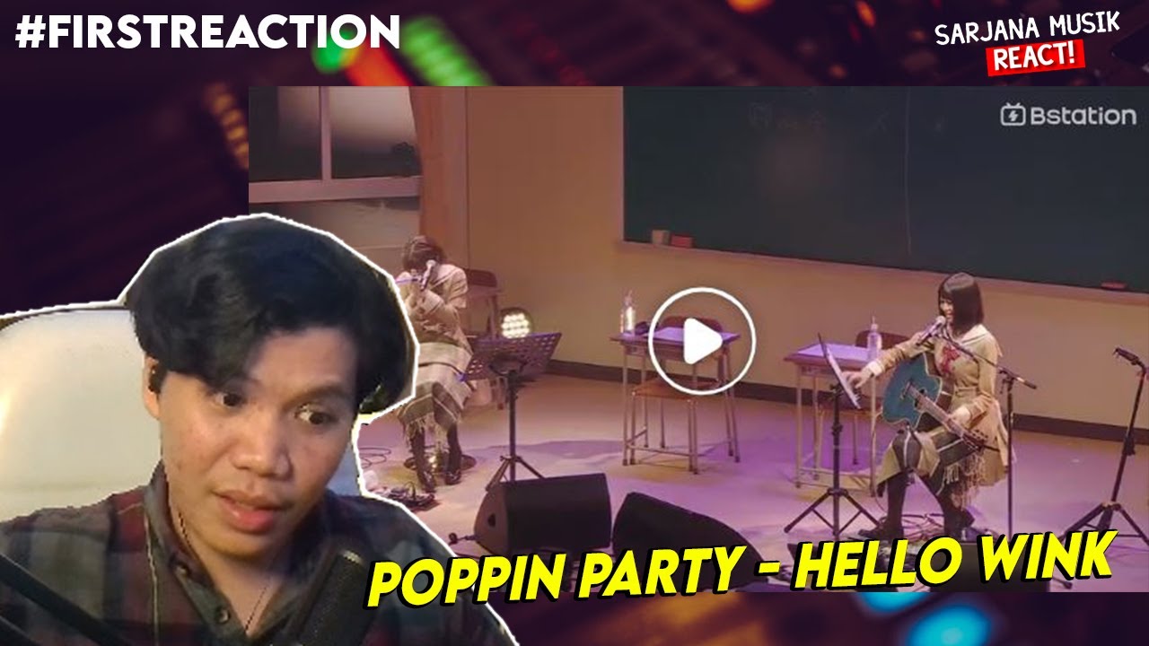 Poppin Party - Hello Wink | SARJANA MUSIK REACTION - YouTube
