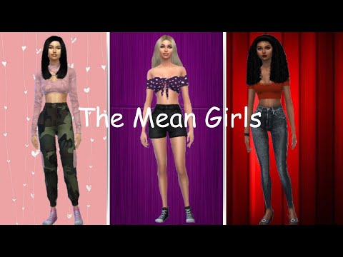 HIGH SCHOOL CLIQUES/ THE MEAN GIRLS/ SIMS 4 CAS - YouTube