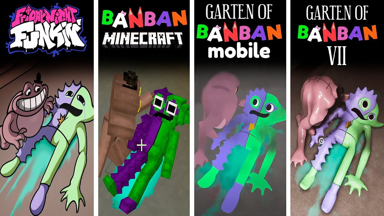 Garten of Banban 7 ALL BITTERGIGGLE's DEATHS! ORIGINAL vs FNF vs MOBILE ...