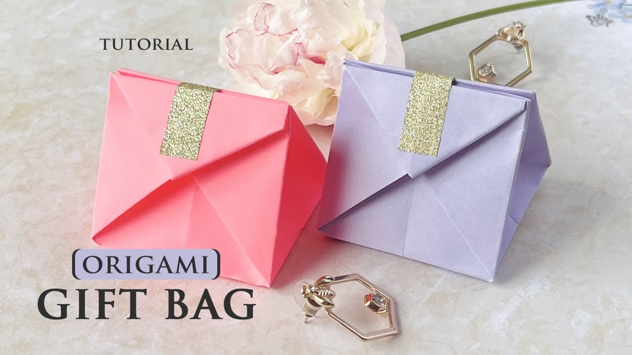 Origami Gift Bag | How to Make Paper Bag | Easy Tutorial - YouTube