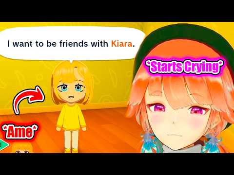 Kiara’s Face Tracking Perfectly Caught Her Reaction When She Saw Ame in Tomodachi Life