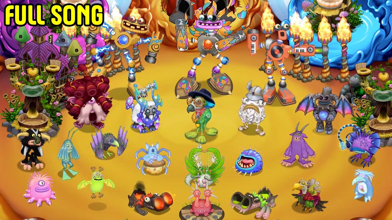 Fire Oasis Full Song 4.5 + Rare Wubbox , Epic Wubbox (My Singing ...