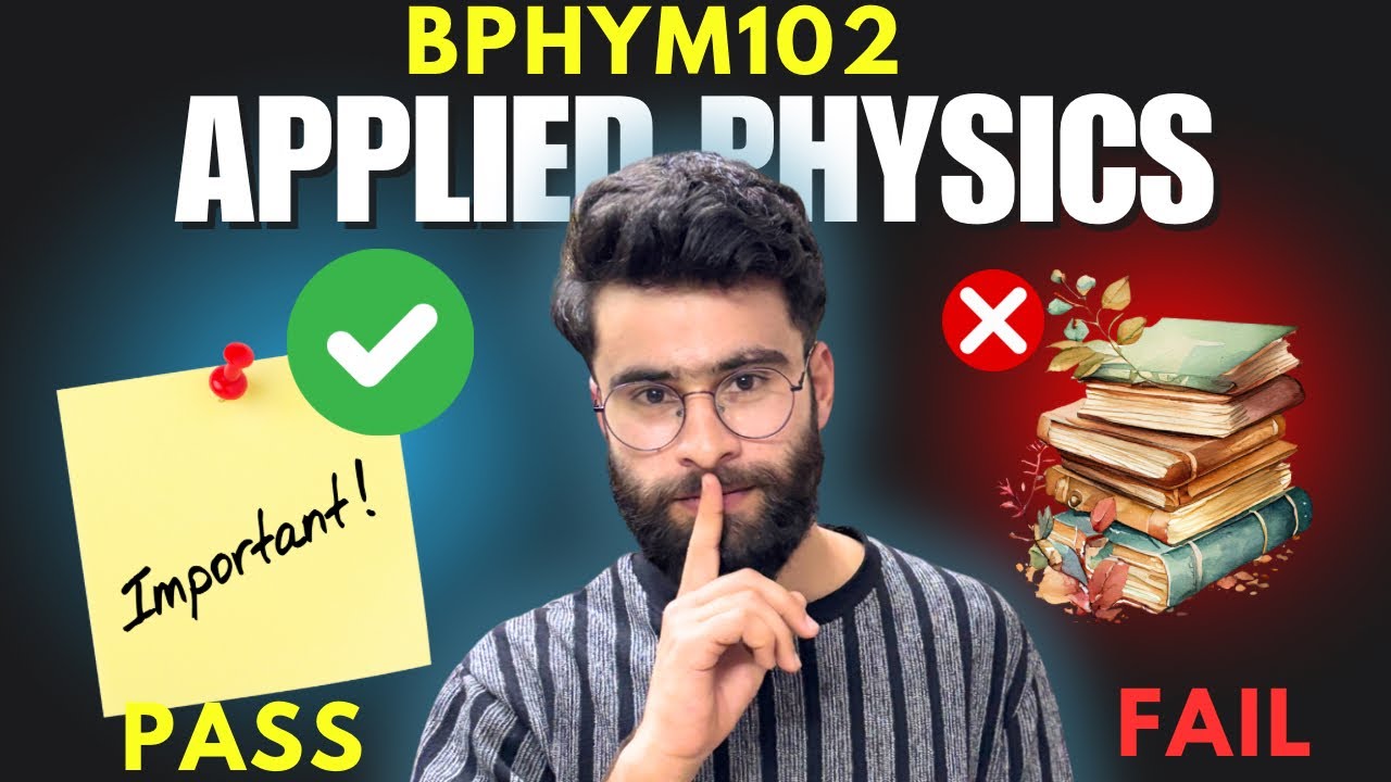 Applied Physics Vtu Passing Package | BPHYM102 - YouTube