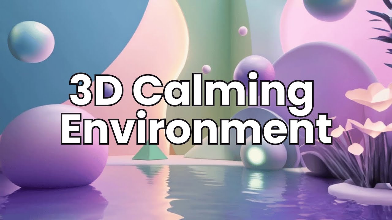 3D Calming Environment Animation LED Mood Screen - YouTube