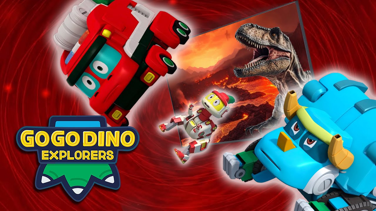 【GOGODINO Toys】GoGo Dino terperangkap dalam dunia TV😱 | Toy Story ...