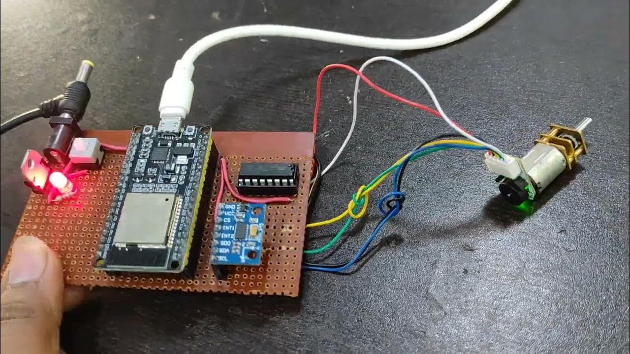 Esp-32 Encoder N20 dc geared motor with Adxl345 - YouTube