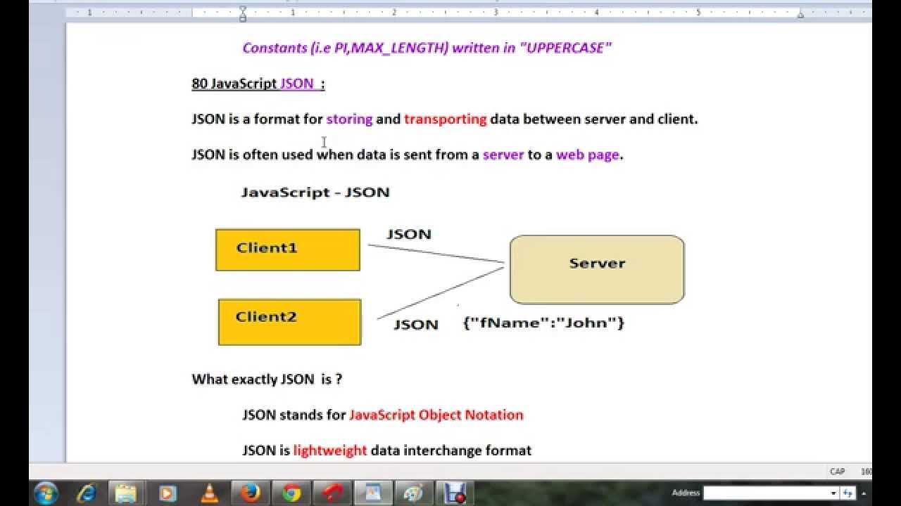 TAMIL JSON IN JAVASCRIPT EXPLAIN - YouTube