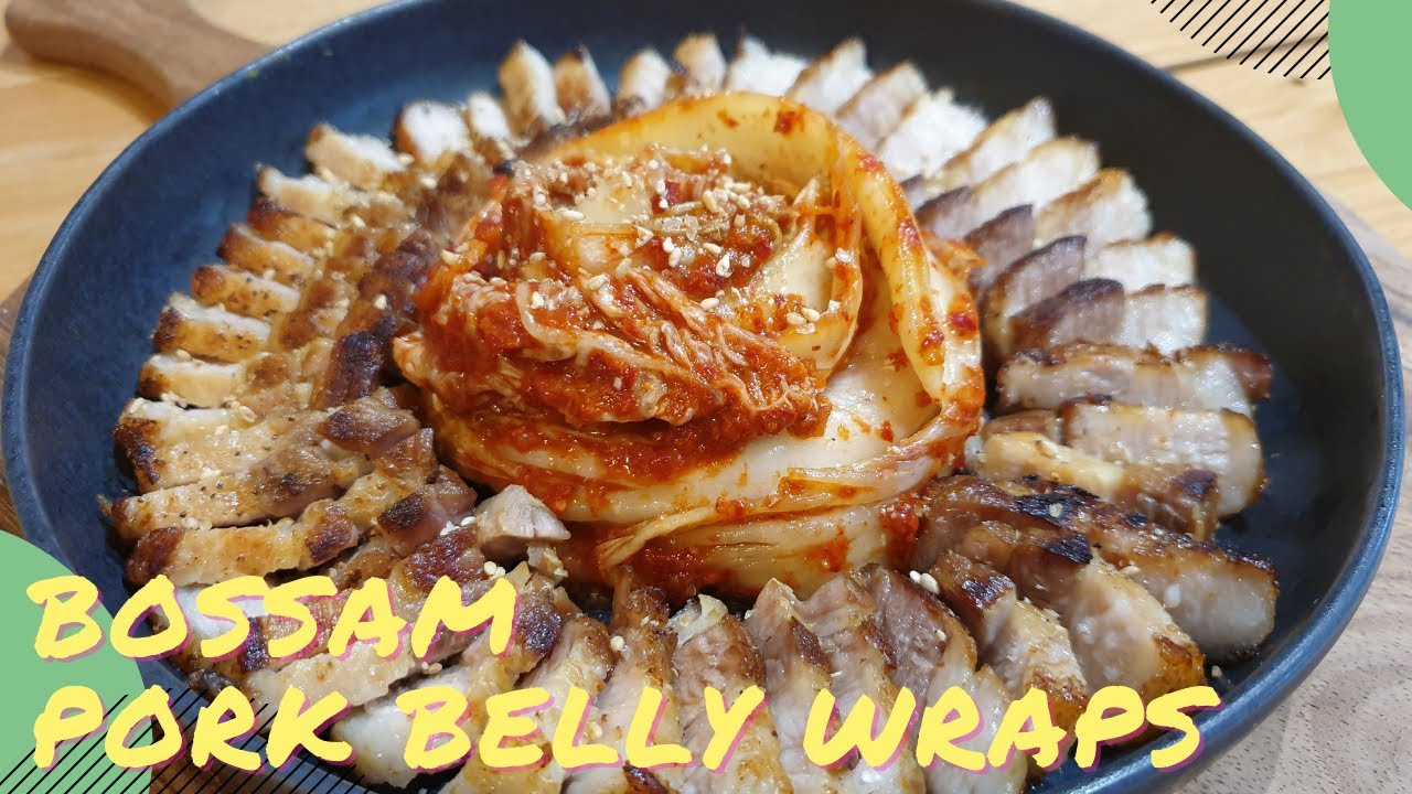 Bossam No Water Boiled Pork Belly Recipe - YouTube