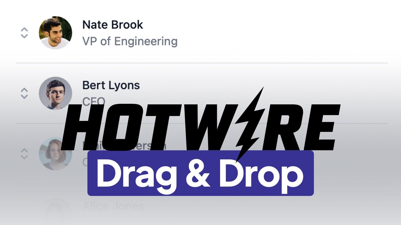 Create A Drag And Drop Sortable List Using Hotwire Youtube 5194