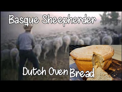 Basque Sheepherders Dutch oven Bread - YouTube
