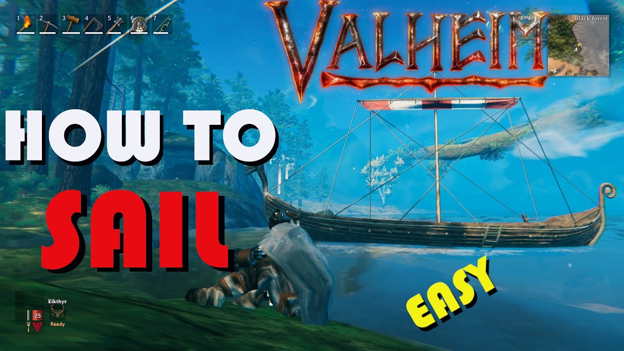 Valheim How to Sail easy - YouTube