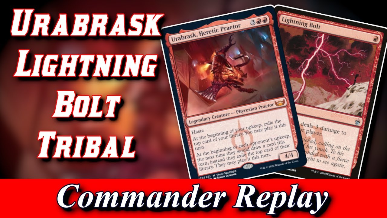 Urabrask Lightning Bolt Tribal vs Ziatora, Mr Orfeo, Cazur & Ukkima ...