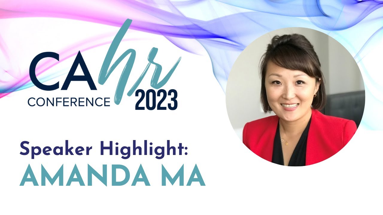Amanda Ma is presenting at #CAHR23! - YouTube