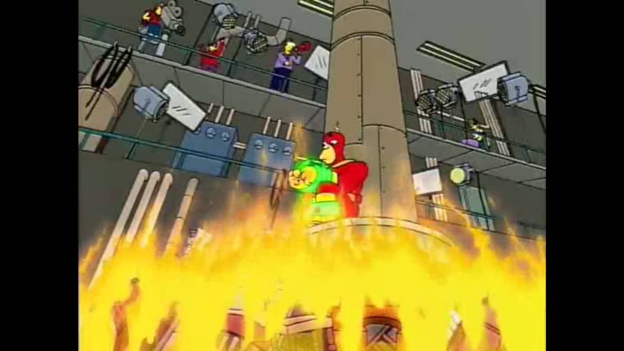Los Simpson - Escena del acido El Hombre Radioactivo - YouTube
