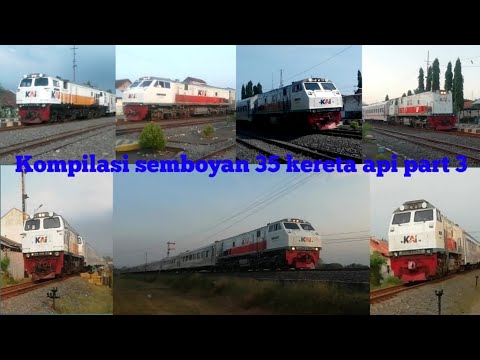 kompilasi semboyan 35 kereta api part 3 - YouTube