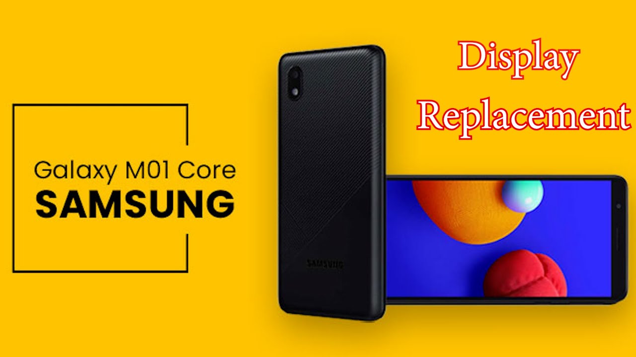 Samsung m01 core display replacement || - YouTube
