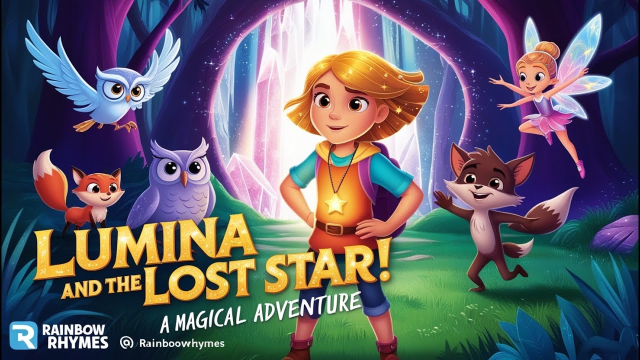 "The Magical Forest Adventure | Fun Kids Rhyme Song with Friendly ...