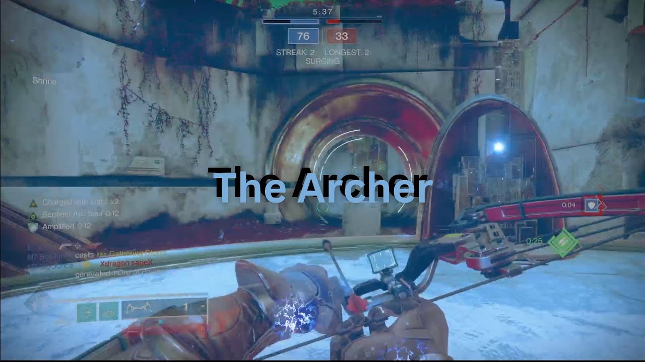 The Archer a Destiny 2 Montage - YouTube