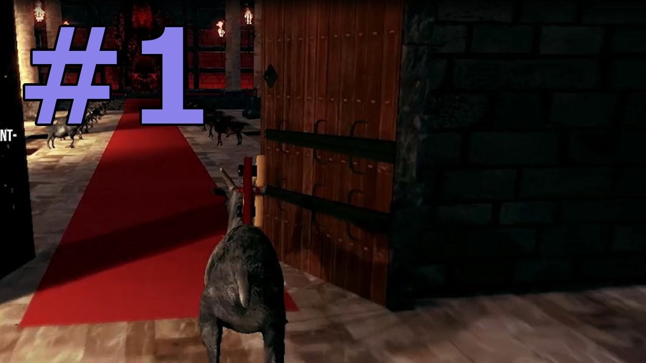 Goat Simulator Let's Play PC - Goat Castle!! - YouTube