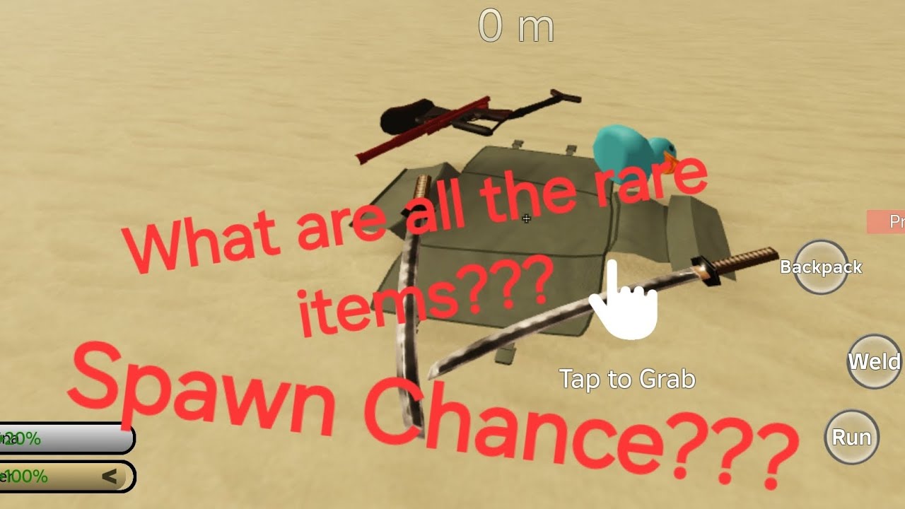 All rare items and spawn chance/rarity | a dusty trip - YouTube
