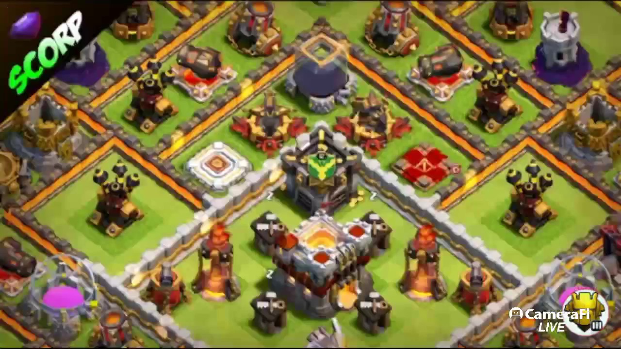 Th11 Push Base | Clash of Clans ITA - YouTube