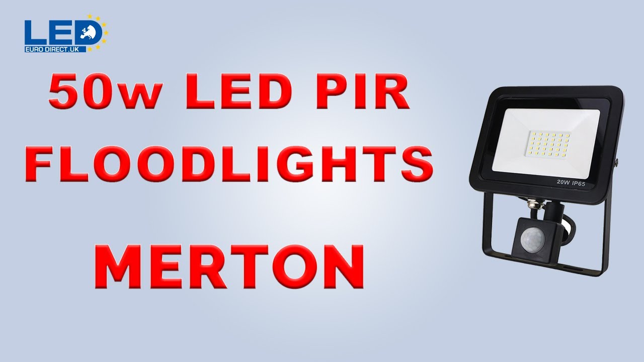 50w LED PIR Floodlights Merton SW19 1BA - YouTube