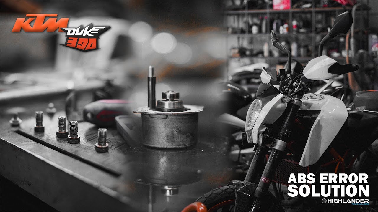 KTM Duke 390 ABS Error Fix | DIY | Motoblazer Highlander - YouTube