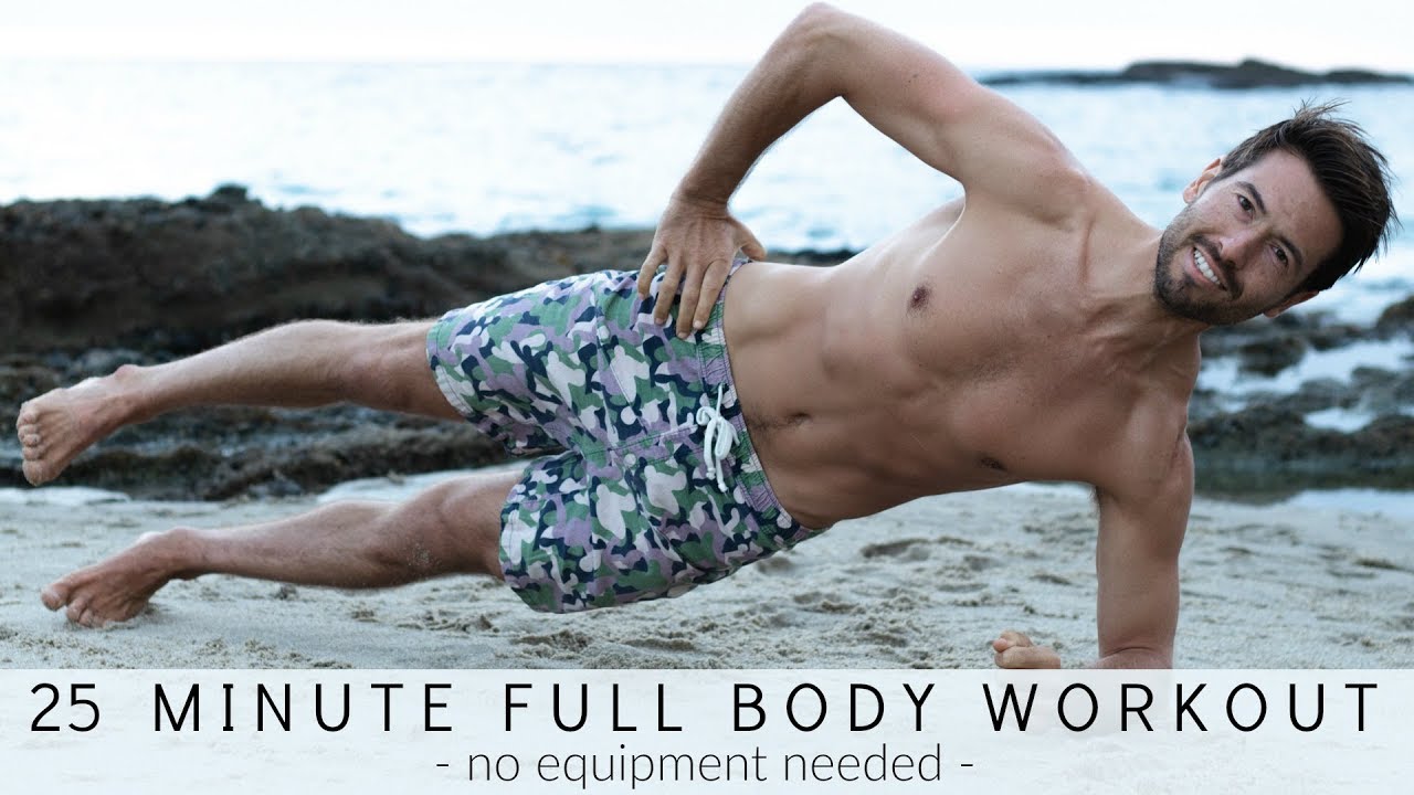 25 MIN FULL BODY WORKOUT | At Home & No Equipment Total Body | Tim ...