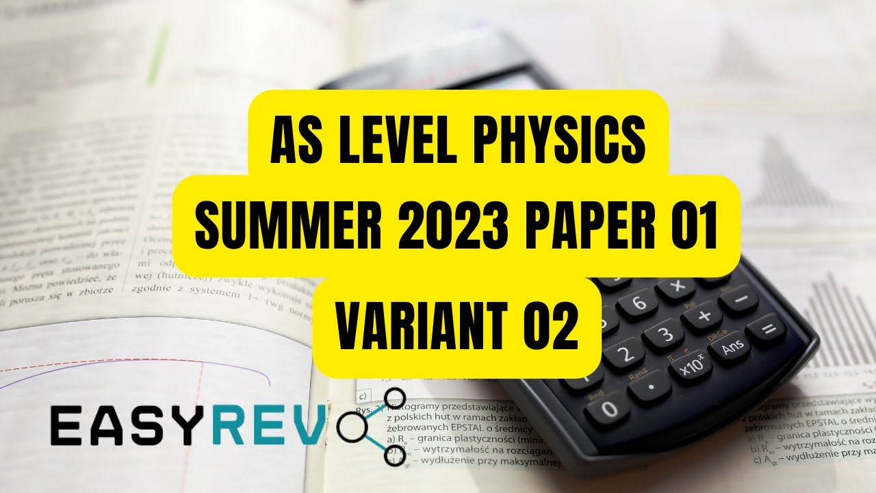 AS Level Physics Past Paper Solution | May-Jun 2023 | Paper 1 - YouTube
