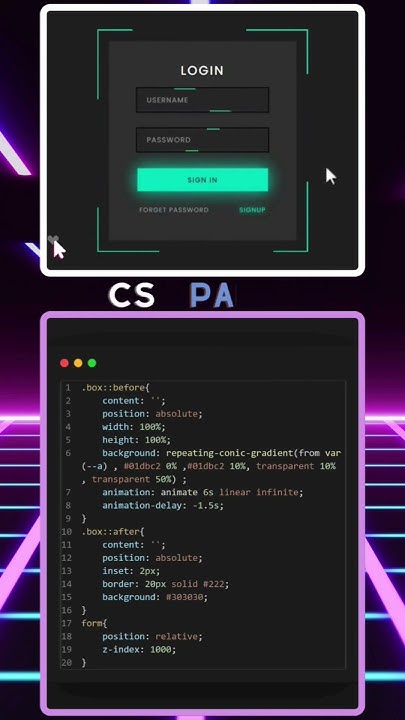 How to make animated login page using HTML-CSS-JS.#programming # ...