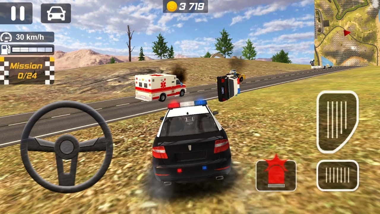 Car games for children - police car - car games for children - kids ...