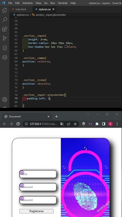 icono dentro de input con html y css #SHORTS - YouTube