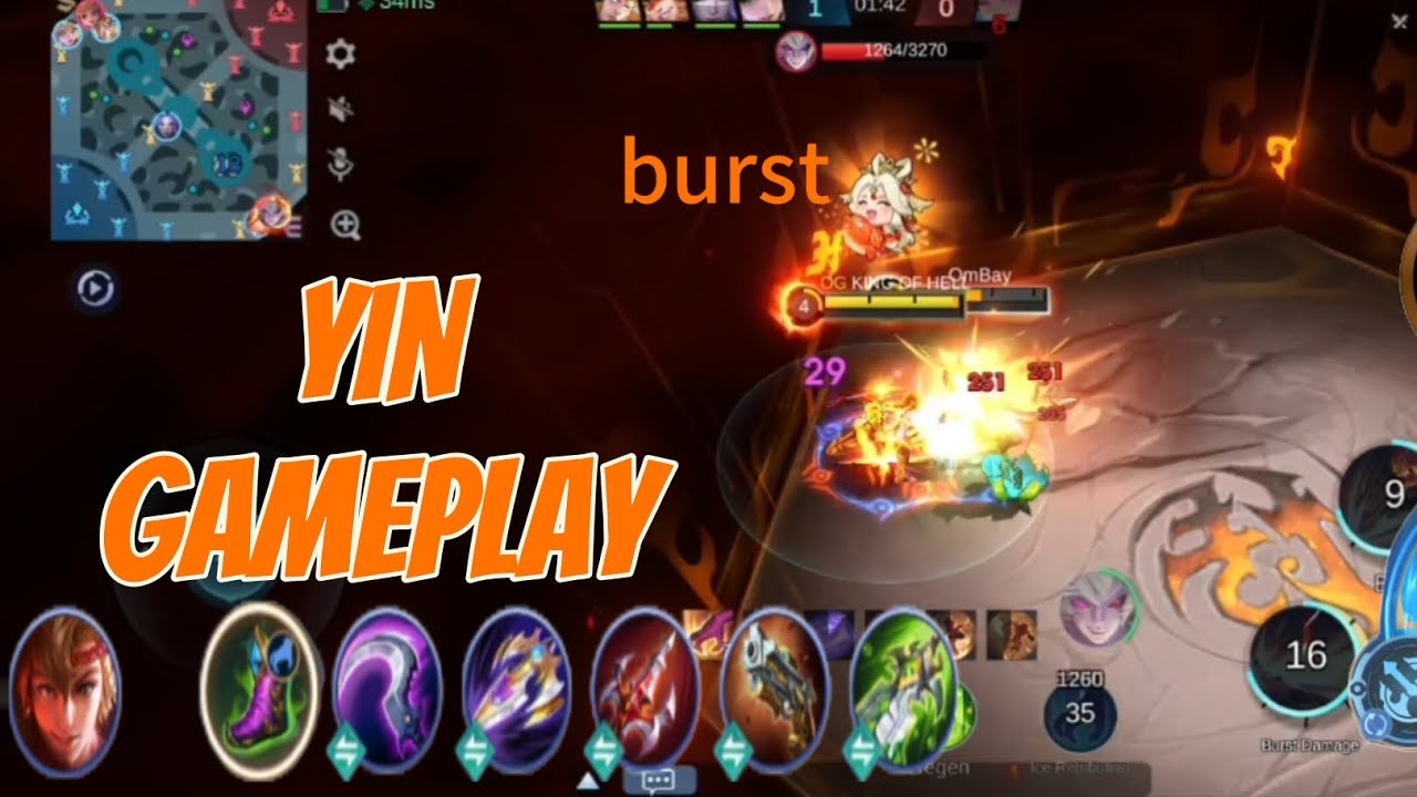 YIN ULTI NGE BURST #yin #mobilelegends #mlbb #gameplay #games #game # ...