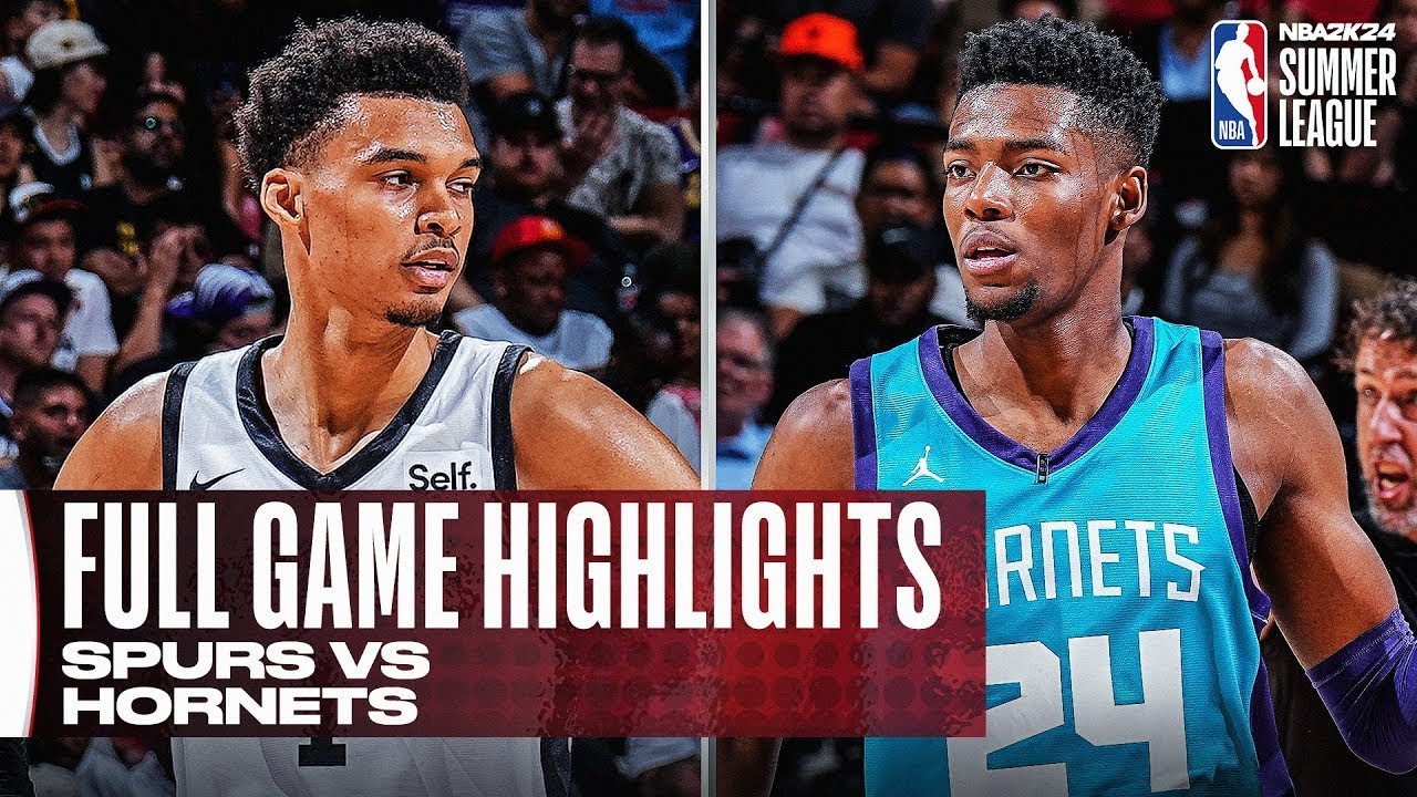 San Antonio Spurs vs Charlotte Hornets Full Game Highlights | July 7 ...