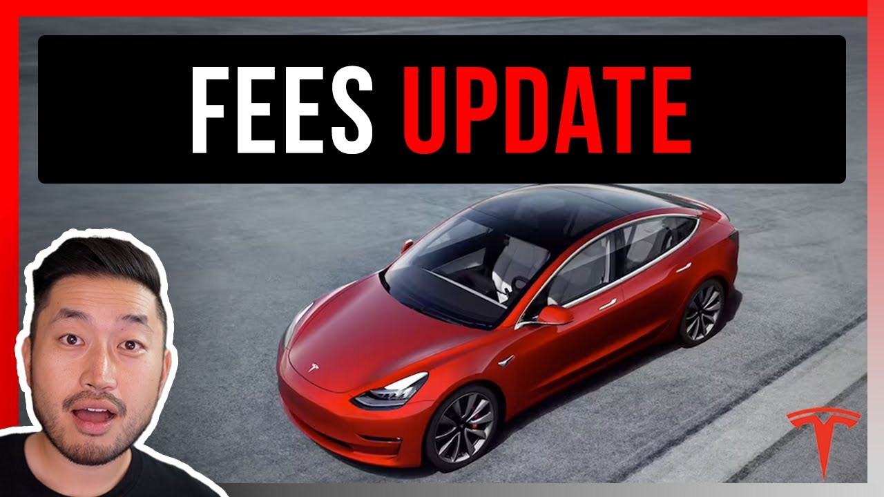 Tesla Adds Additional Fees to Website - YouTube