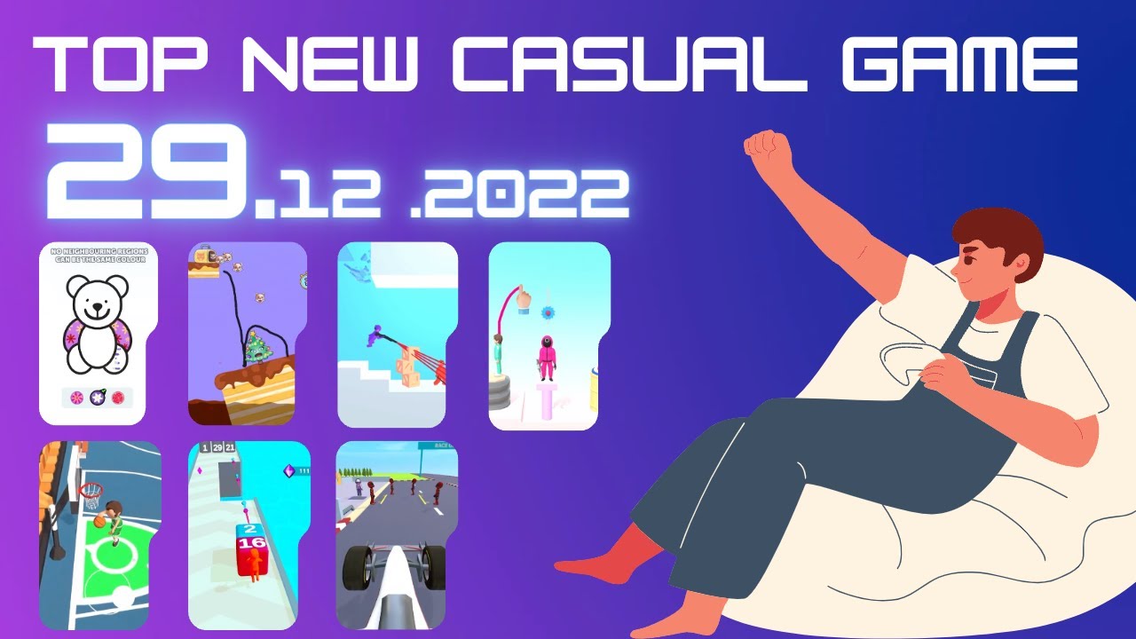 New Hyper/ Hybrid Casual Games 2048, Draw BackFlip, Dunk , Fill Region ...