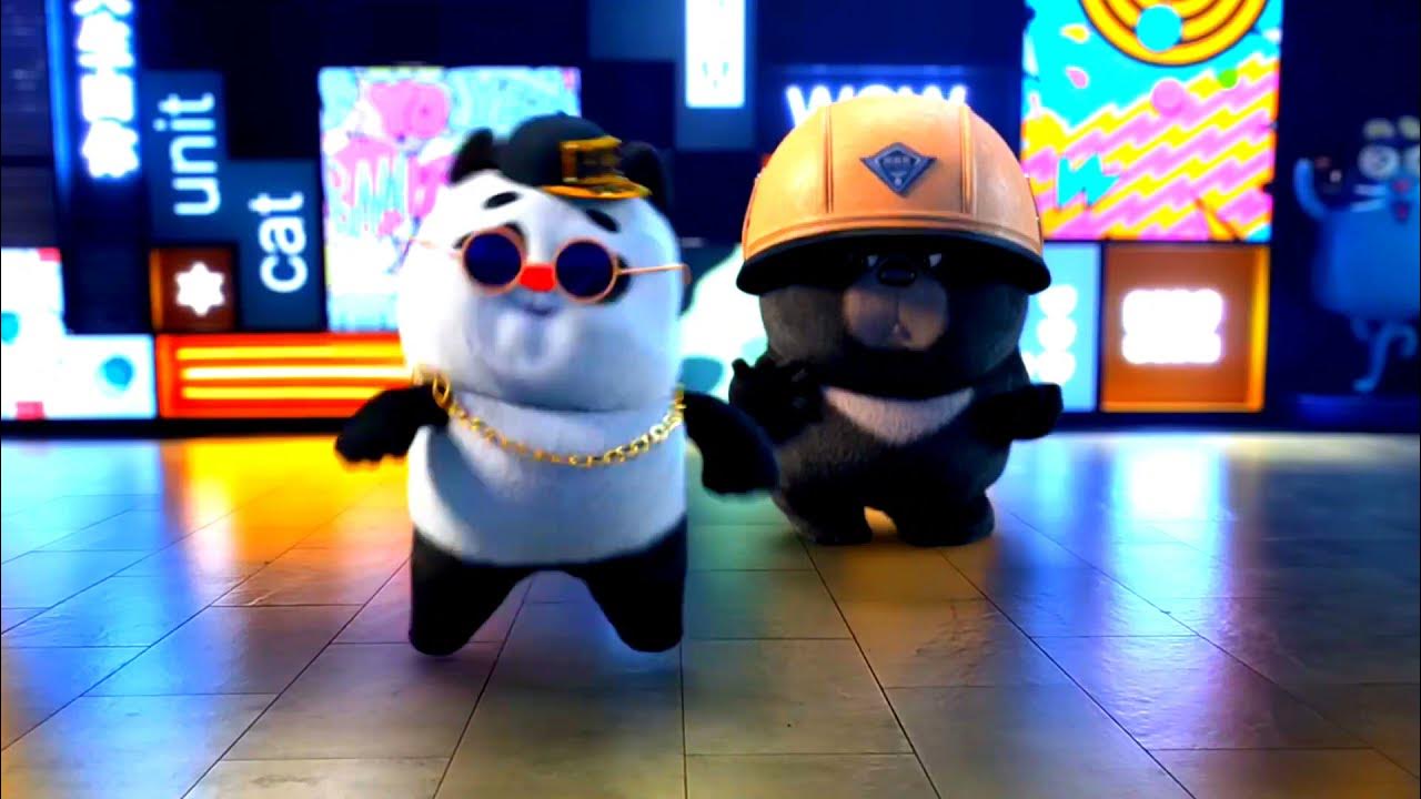 🐼[B Panda]🐻Panda Dance With Dundun_Bamboo Panda Animation Video Short ...