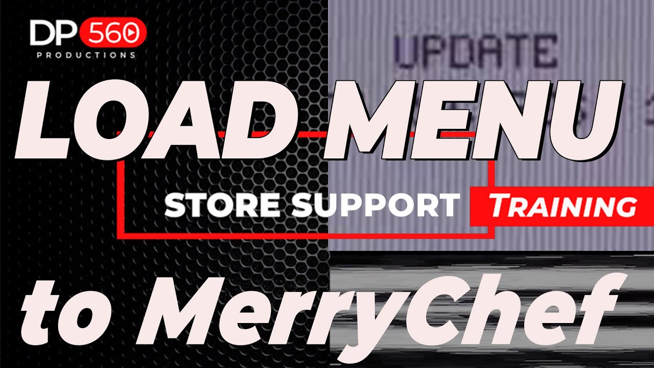 Load menu to MerryChef - YouTube