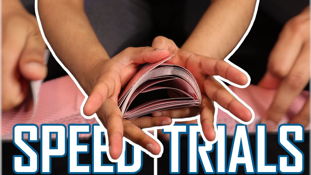 The FASTEST Riffle Shuffle! - YouTube