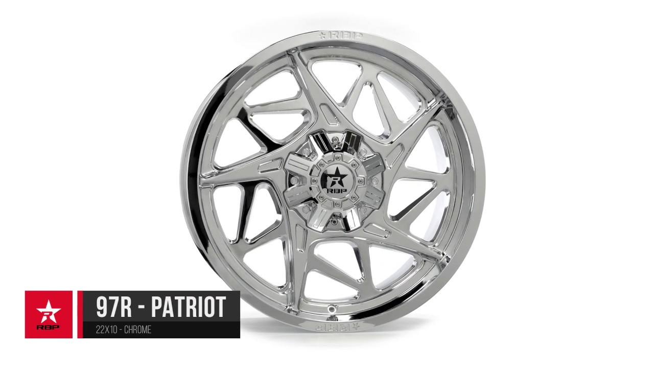 RBP 97R PATRIOT in 22x10 Chrome - YouTube