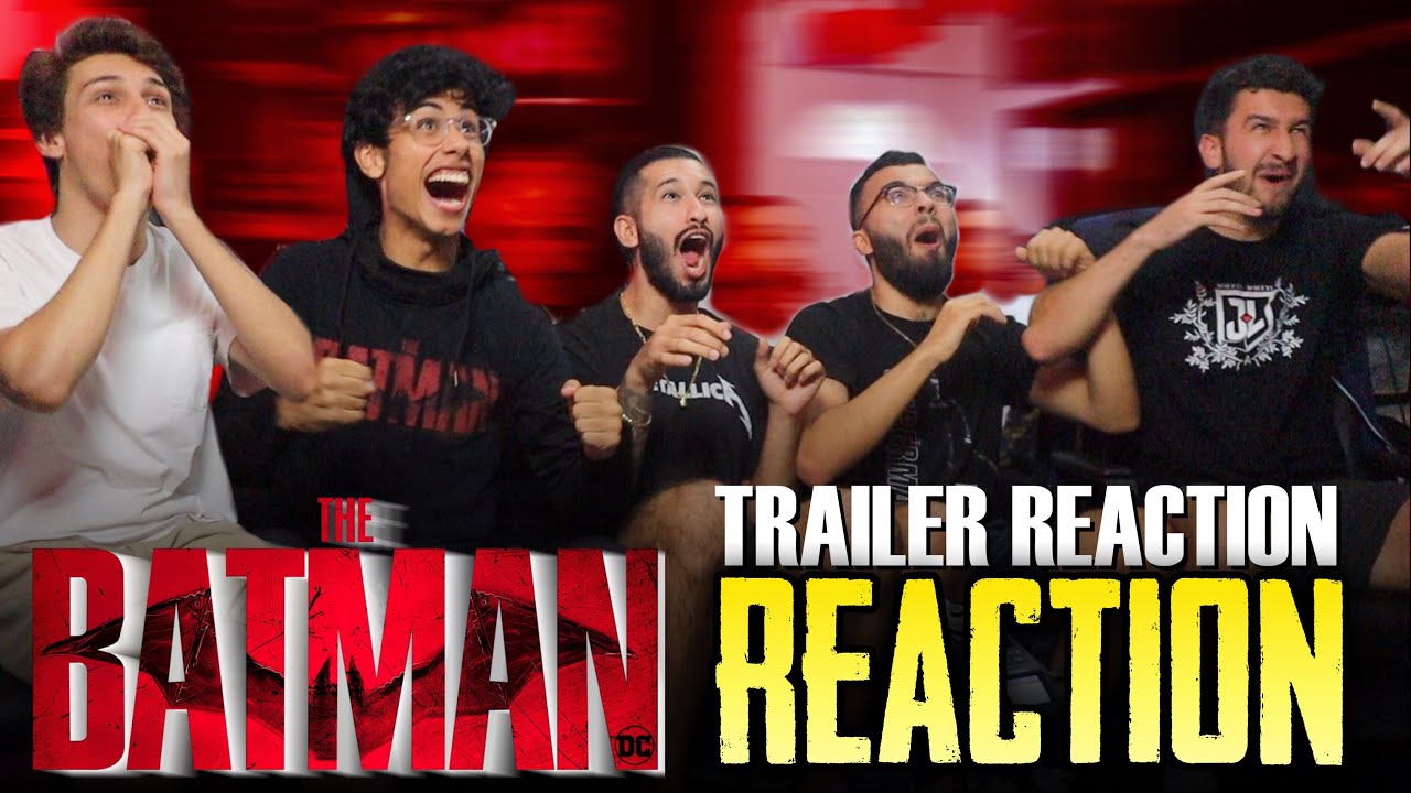 [REACTION] The Batman Trailer DCFANDOME - YouTube