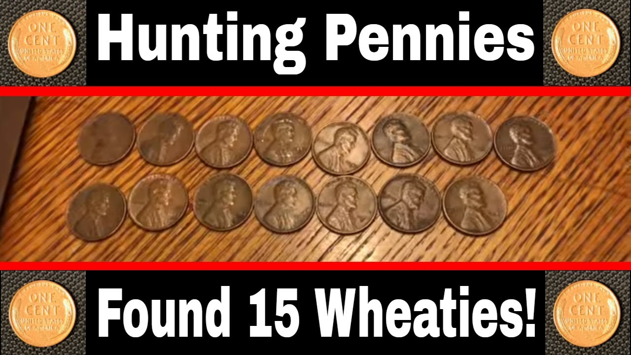 Hunting Pennies - Nice Wheat Cent Harvest! - YouTube