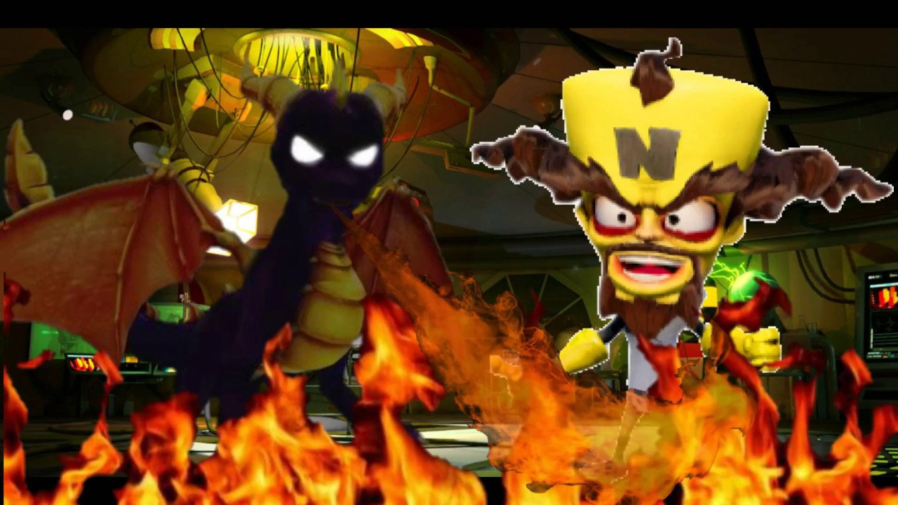 Dr. Cortex reacts to Spyro vs crash - YouTube
