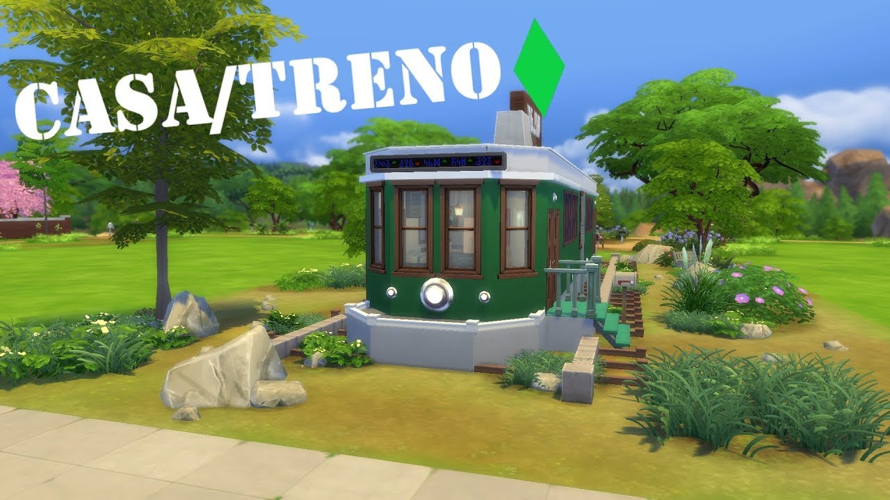 The Sims 4 | CASA/TRENO | TRAIN HOUSE ( SPEED BUILD ) (GIOCO BASE ...