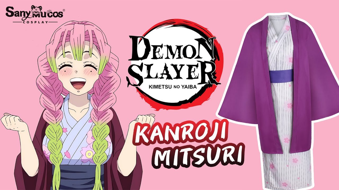 【SanyMuCos】Demon Slayer: Kimetsu no Yaiba Mitsuri Kanroji Bathrobe ...