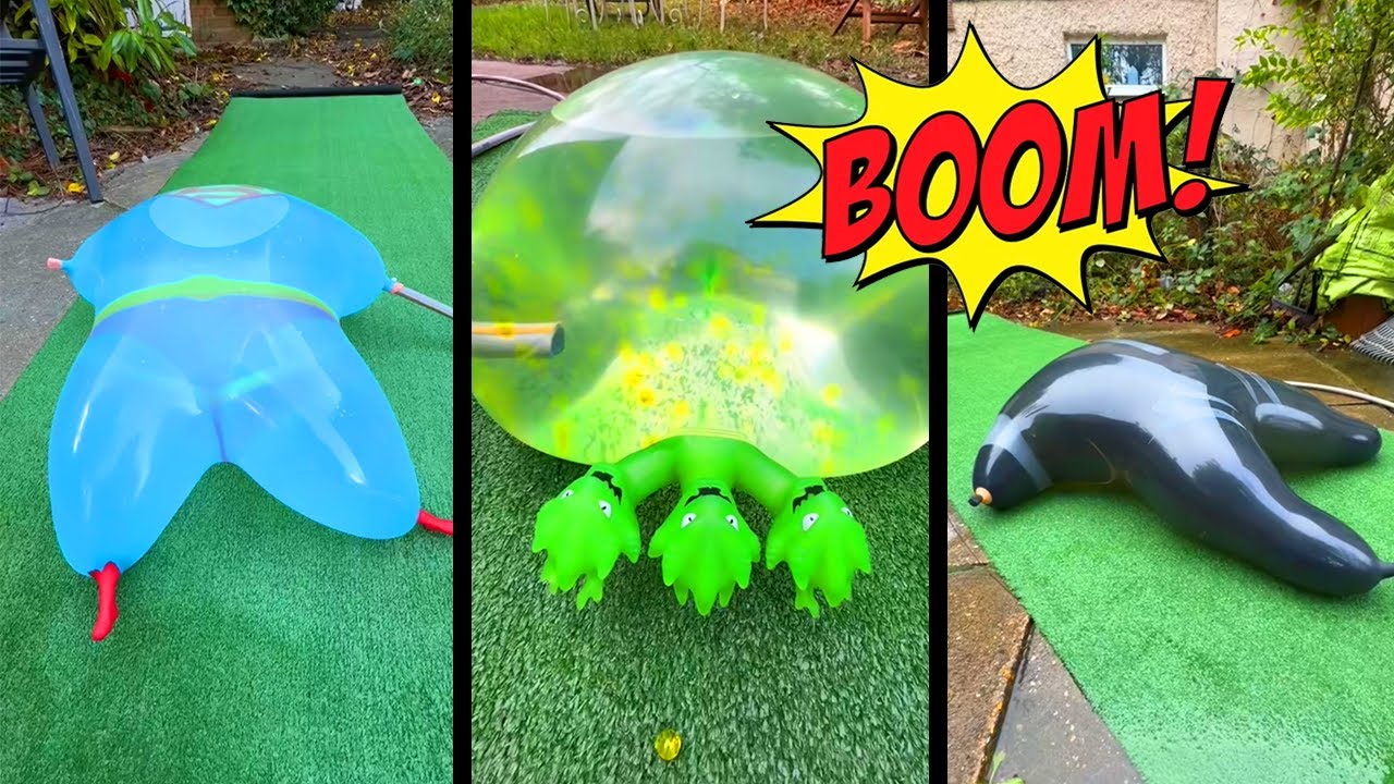 Inflating *NEW* Toys with Water!💥 (GIANT) - YouTube