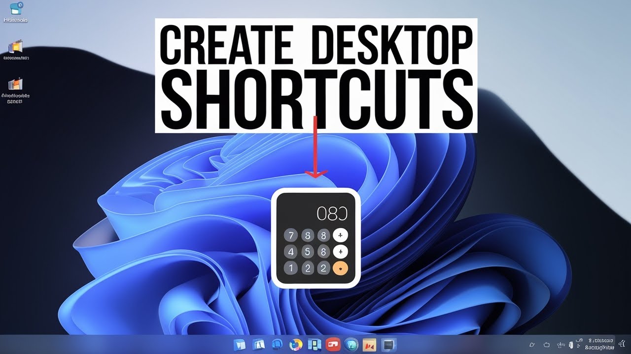 How To Create Desktop Shortcuts - YouTube